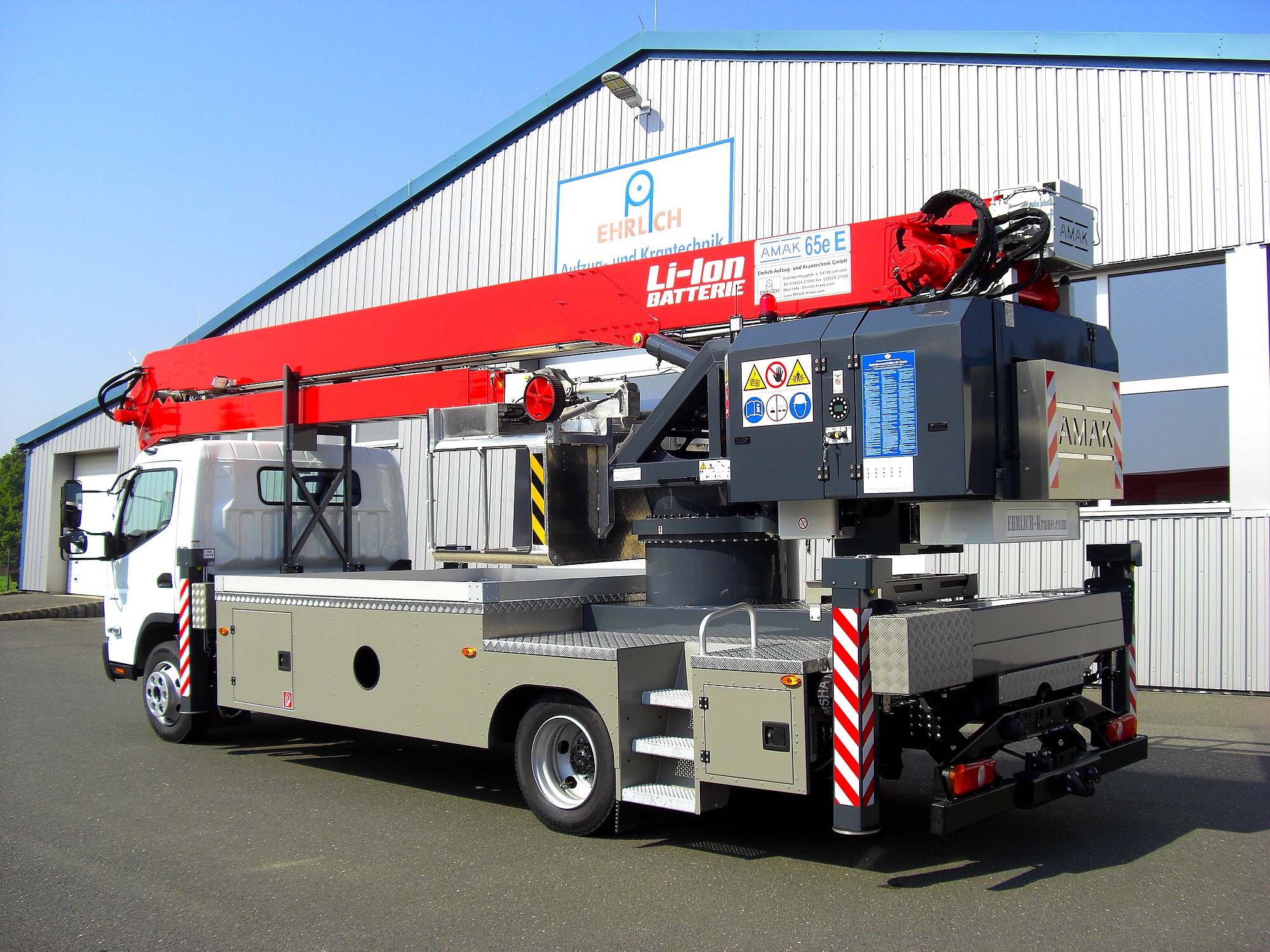 AMAK 65 E - der vollelektrische Autokran - Ehrlich Krane