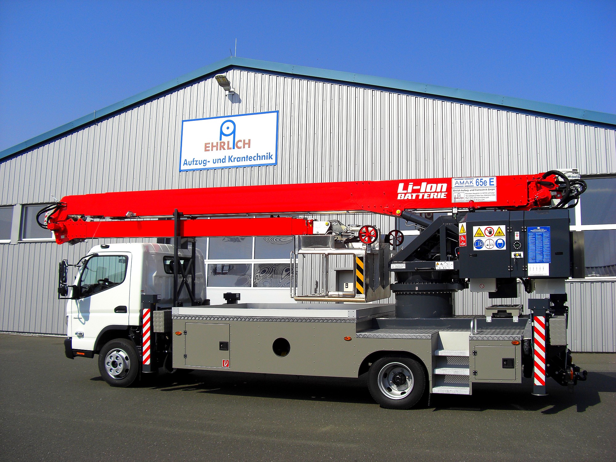 AMAK 65 E - der vollelektrische Autokran - Ehrlich Krane