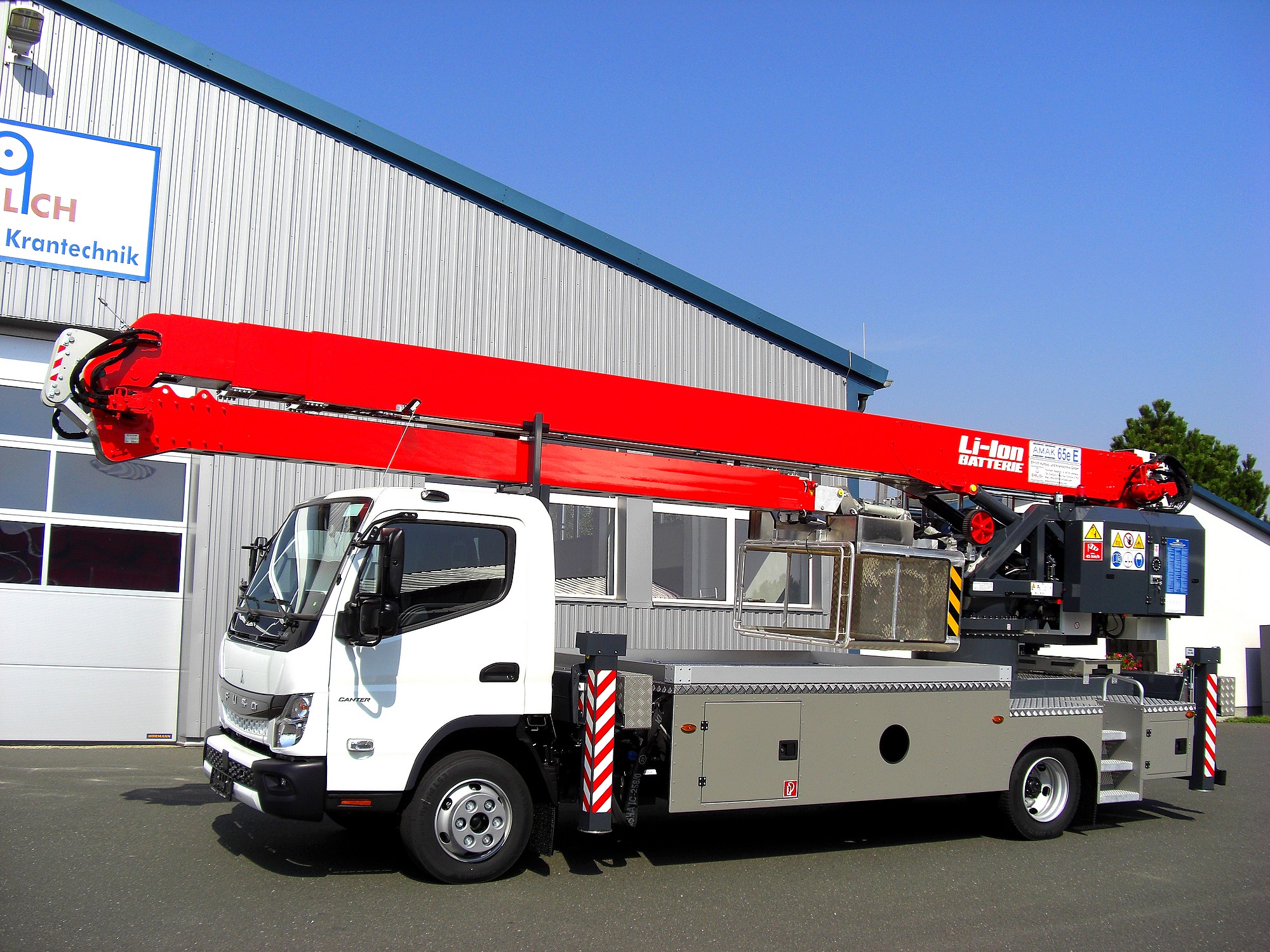 AMAK 65 E - der vollelektrische Autokran - Ehrlich Krane